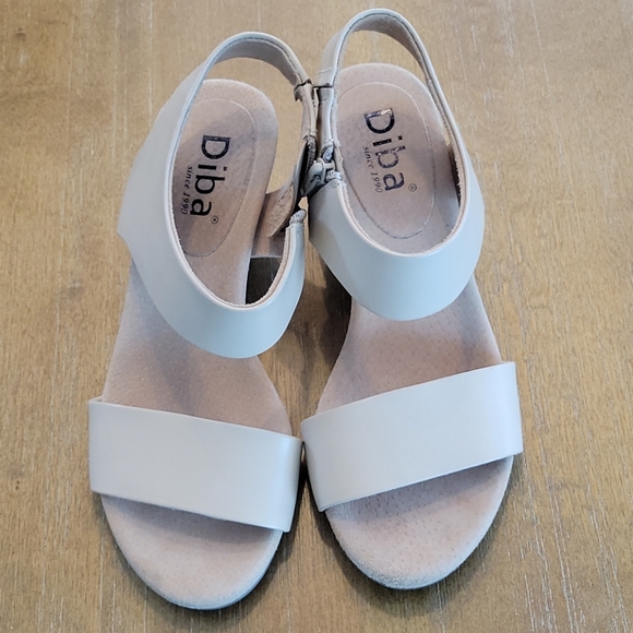 Diba | Shoes | Diba Leather Wedge Sandals | Poshmark